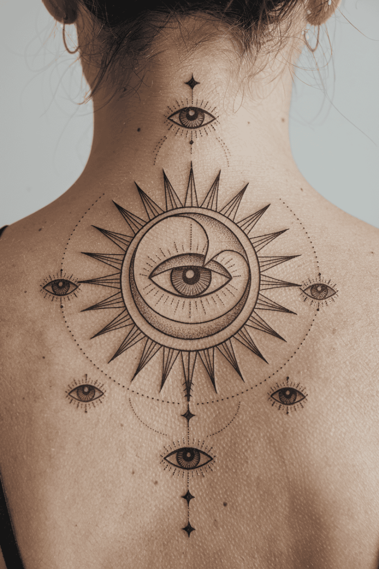 Mesmerizing All-Seeing Eye Tattoo Ideas for Mystical Vibes