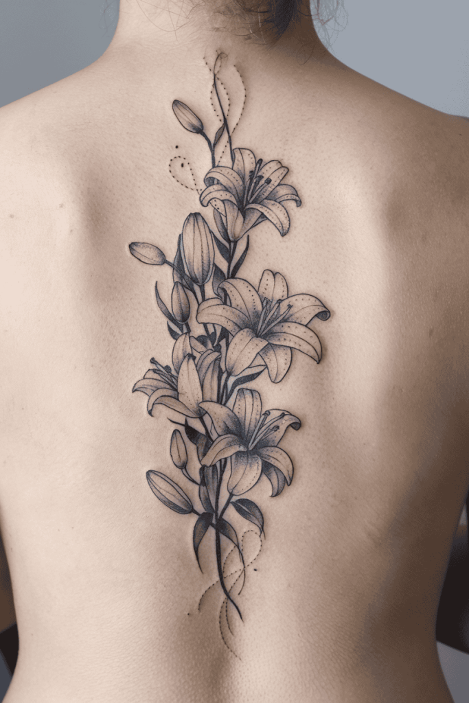 21 Beautiful Lily Tattoo Designs with Elegant Appeal