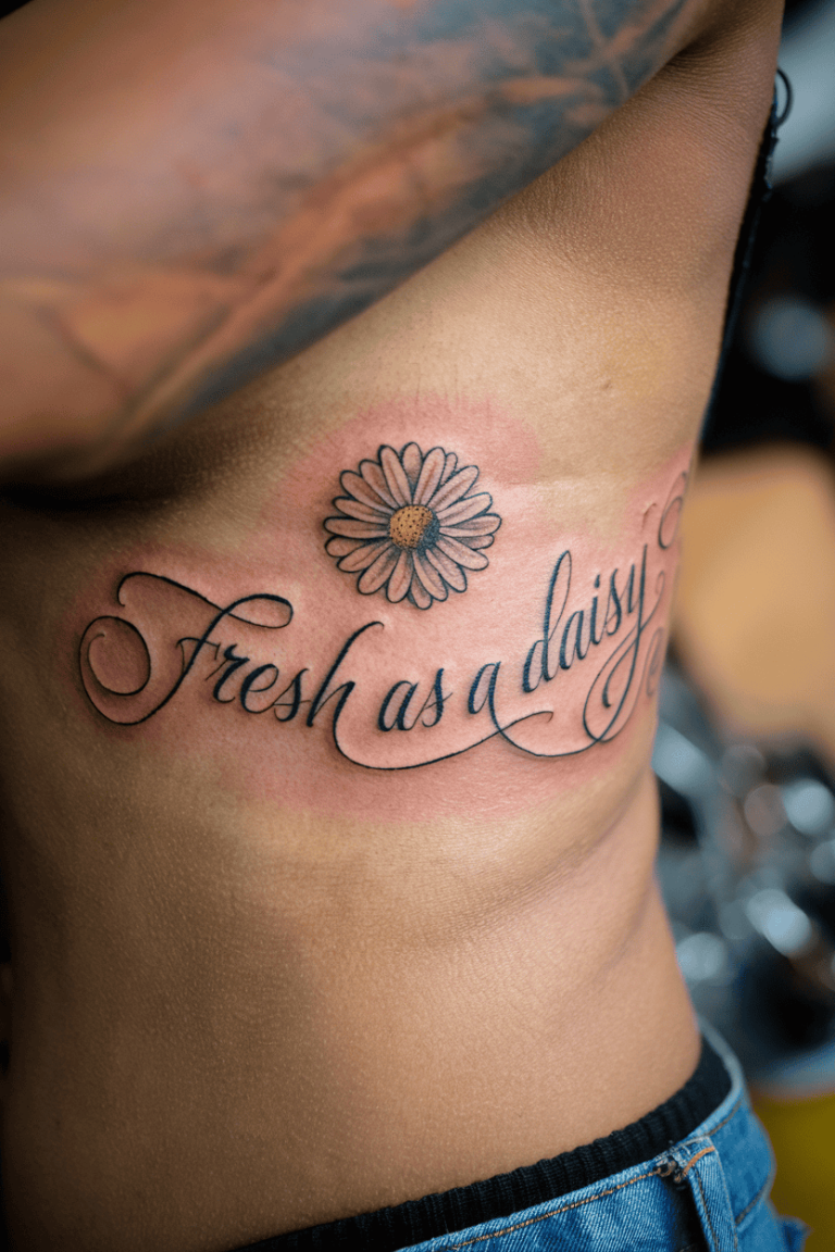 21 Sweet Daisy Tattoo Designs with Beautiful Meanings