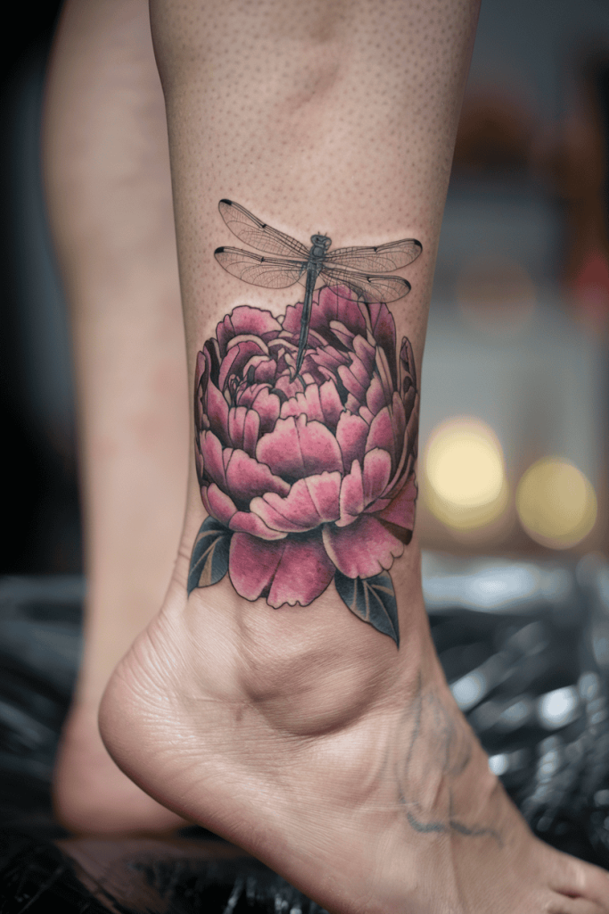 25 Lovely Peony Tattoo Ideas with Elegant Charm