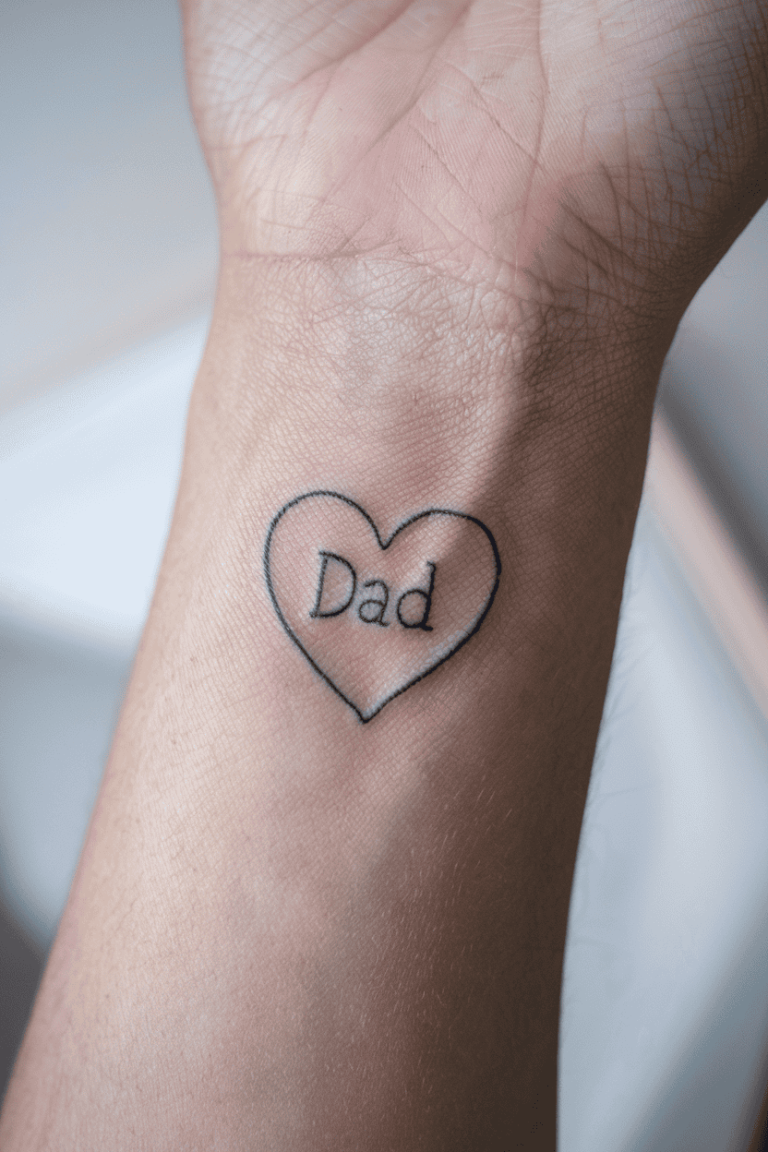 20 Heartfelt Dad Tattoo Designs to Honor Fathers